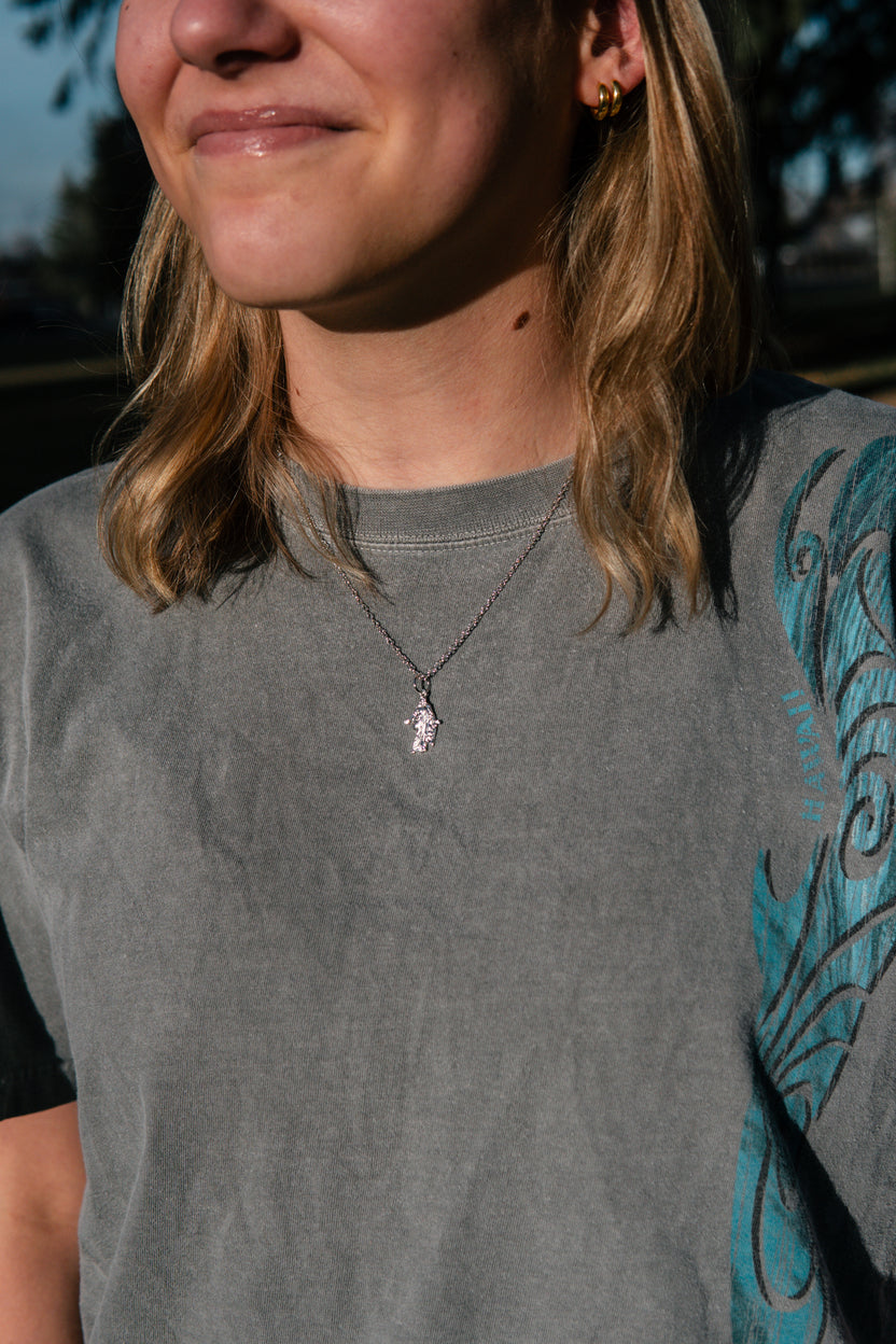Christus Necklace - Silver 1.5mm – Mediator Necklaces